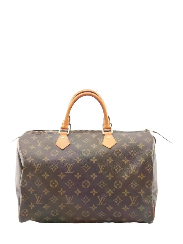 LOUIS VUITTON Speedy 35 Monogram Handbag - Brown