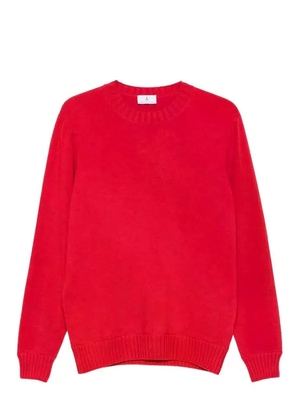 MAGAZZINO RICAMBI Ribbed Trim Sweater - Red