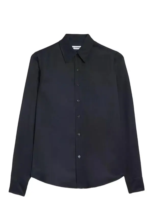 JIL SANDER Fitted Fluid Shirt - Black