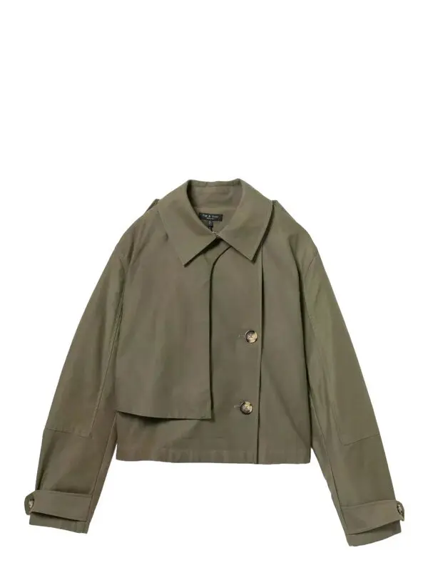 Rag & Bone Jamie Cropped Jacket - Green