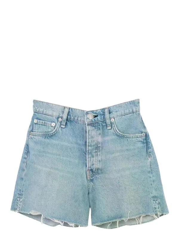 Rag & Bone Flora Denim Shorts - Blue