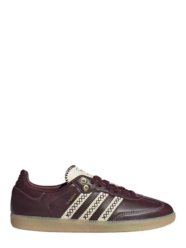 Adidas Samba Og Leather Lace-up Sneakers - Red