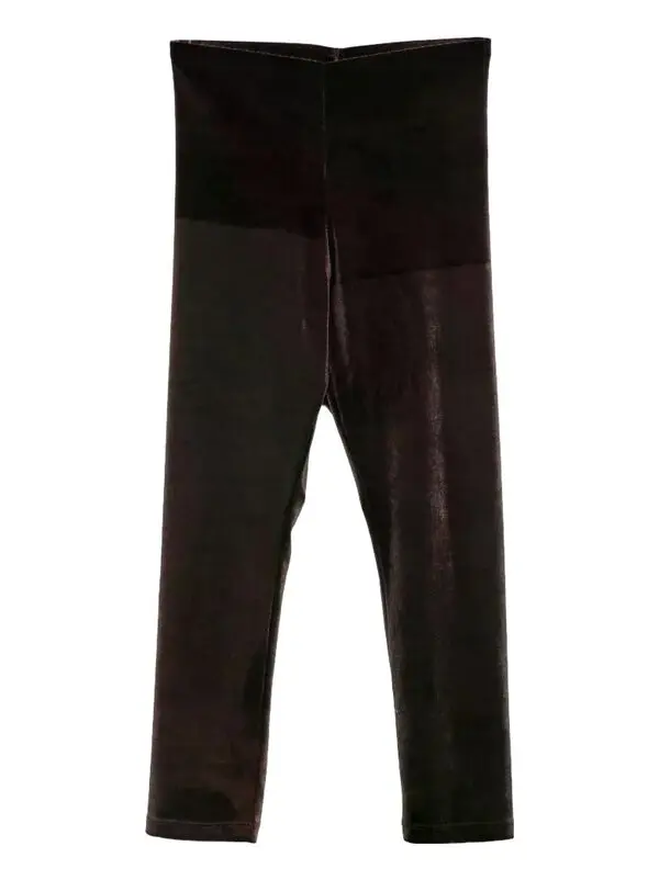 Andamane New Holly Velvet Cropped Trousers - Brown