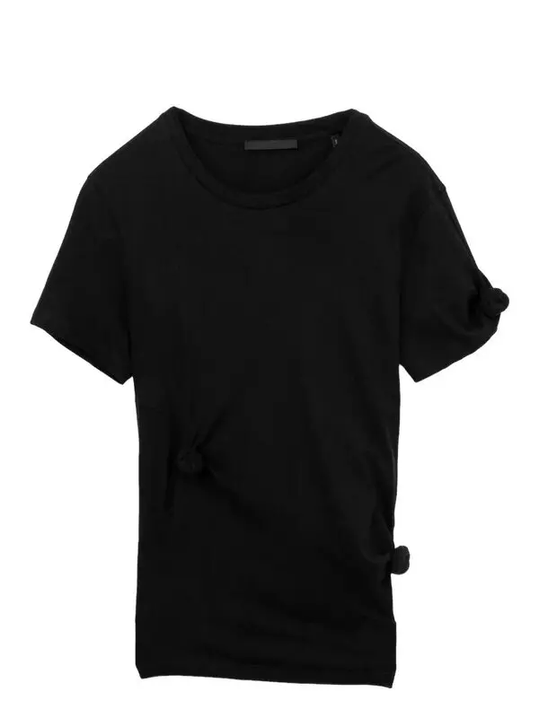 Helmut Lang Knotted Baby Tee - Black