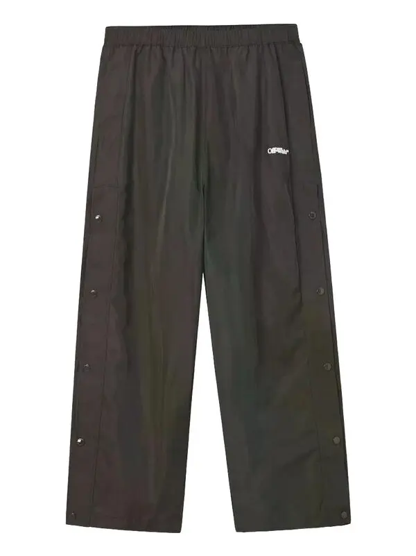 Off-White Diagonals-motif Track Pants - Grey