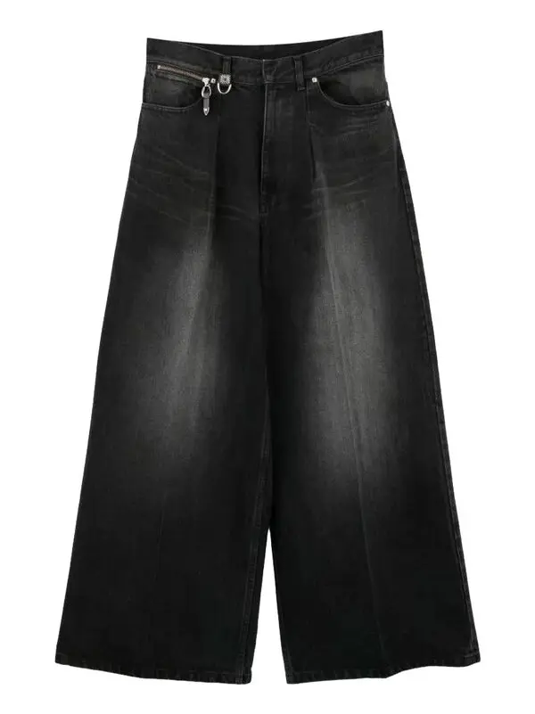 Toga Faded Wide-leg Jeans - Grey