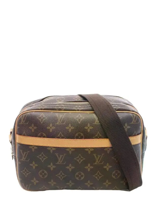 LOUIS VUITTON Monogram Canvas Reporter Pm Shoulder Bag - Brown