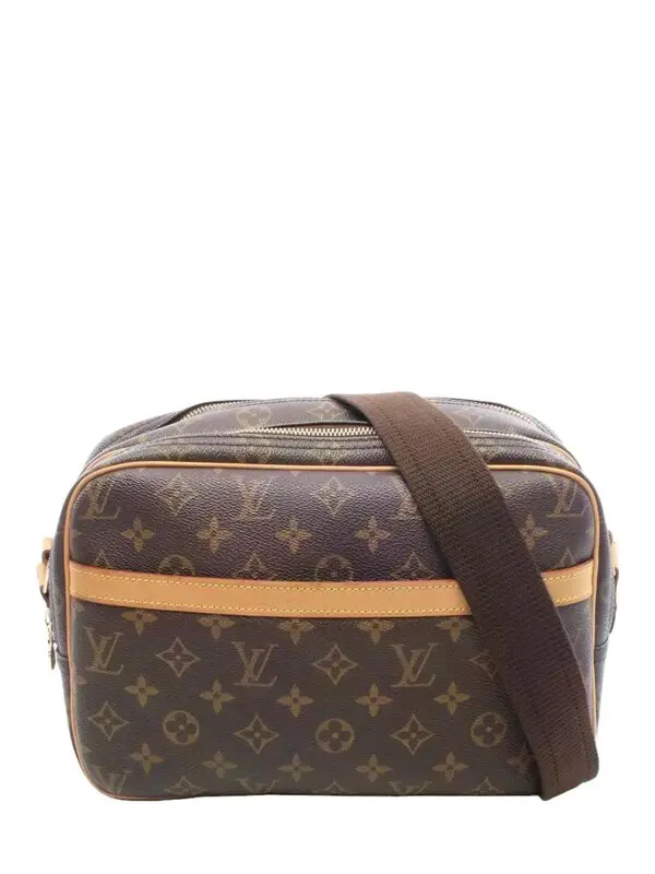 LOUIS VUITTON Monogram Canvas Reporter Pm Shoulder Bag - Brown