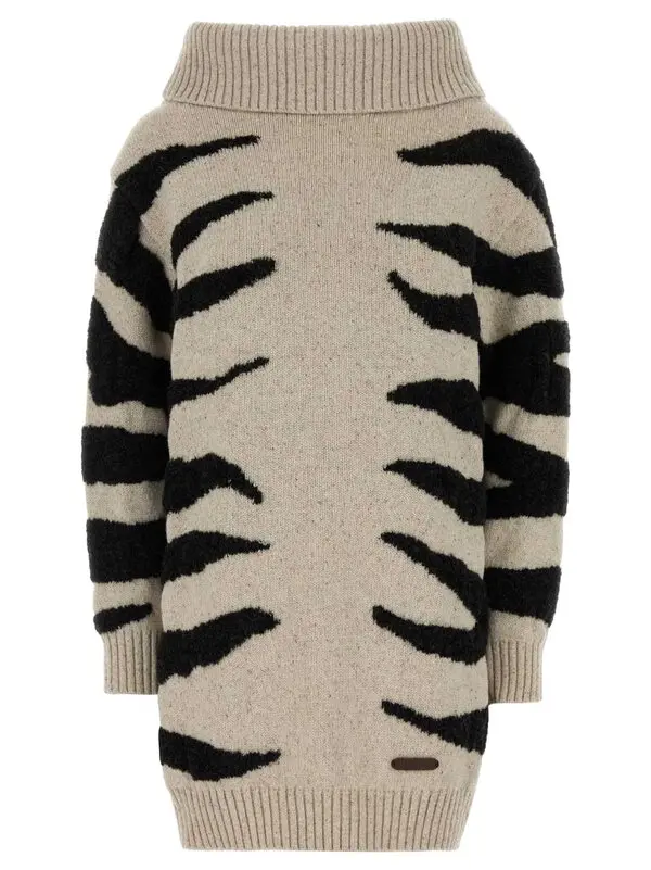 Moschino Sweater Dress - Brown