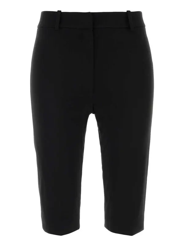 Magda Butrym Crepe Capri Pant - Black