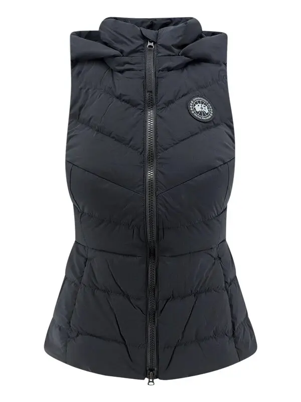 Canada Goose Clair Sleeveless Nylon Blend Jacket - Black