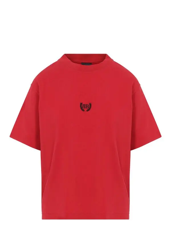 Balenciaga Medium Fit T-shirt - Red