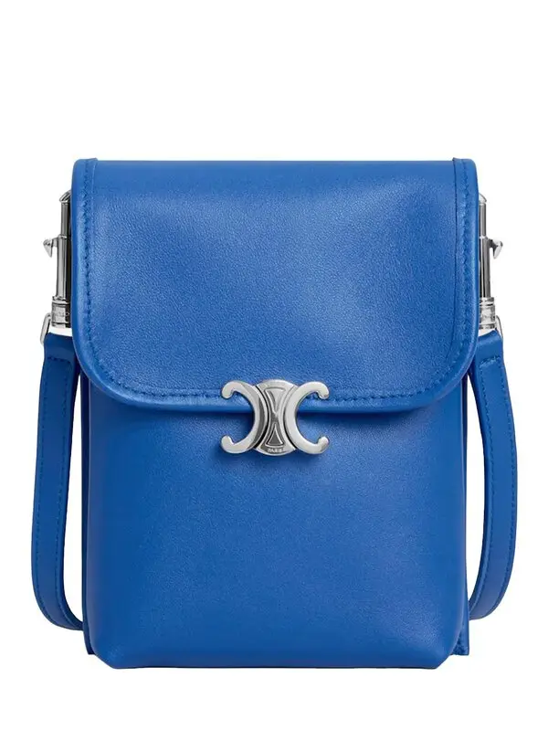Celine Soft Triomphe Leather Shoulder Bag - Multicolor
