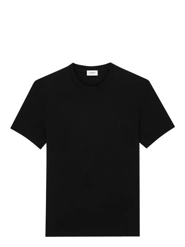 Saint Laurent Cassandre Certified Cotton T-shirt - Multicolor