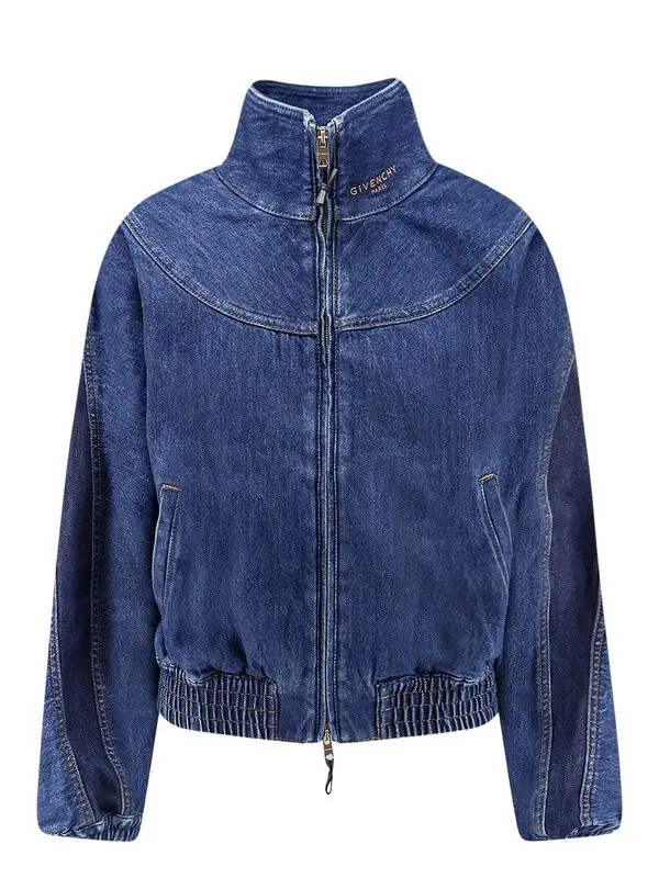 Givenchy Embroidered Denim Jacket - Multicolor