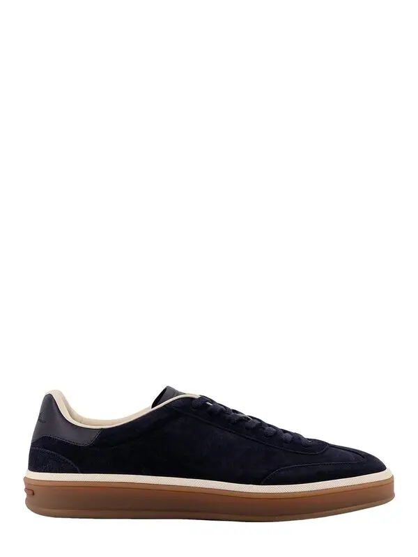Loro Piana Tennis Walk Suede Sneakers - Multicolor