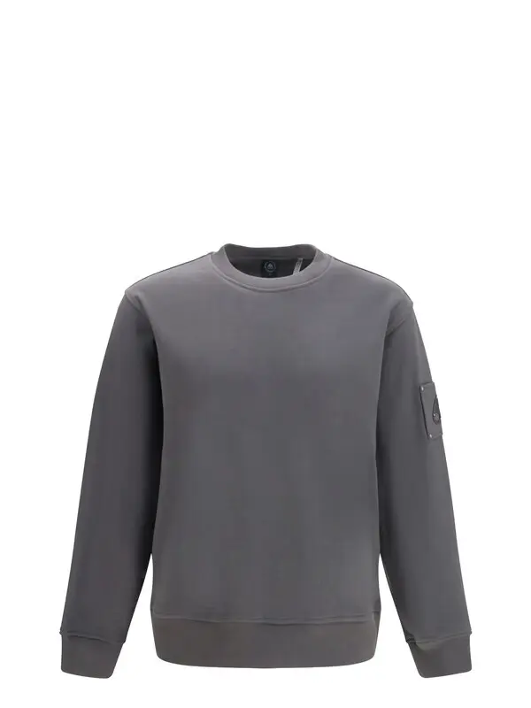 Moose Knuckles Hartsfield Crewneck Sweatshirt - Gray