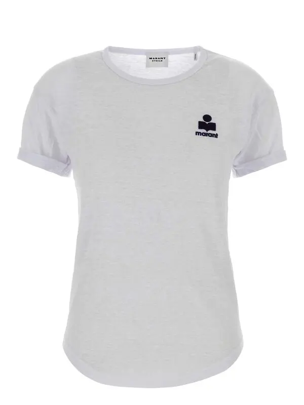 Isabel Marant Étoile Koldia Linen T-shirt - White