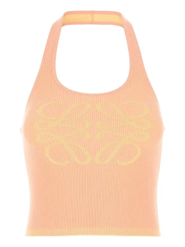 Loewe Blend Halter Top - Orange