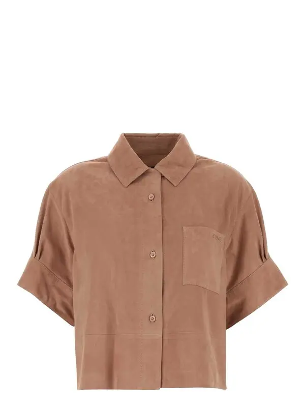 Loewe Suede Shirt - Pink