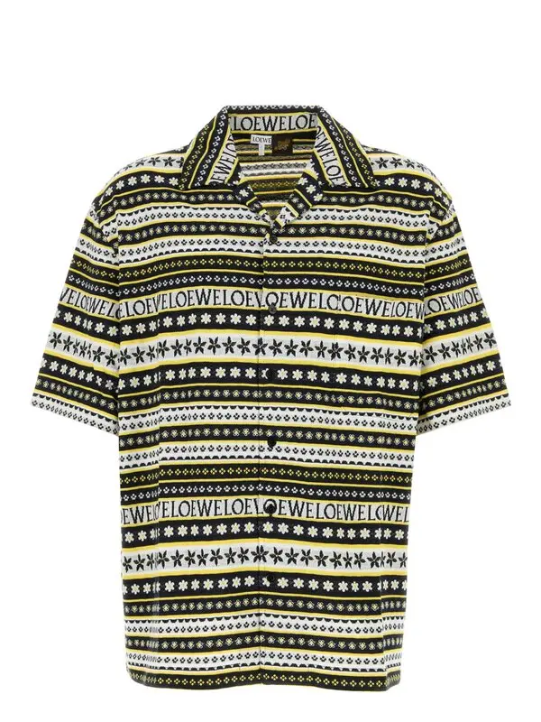 Loewe Embroidered Cotton Paula Ibiza Shirt - Multicolor