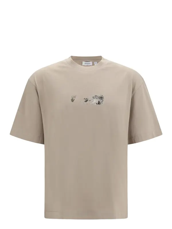 Off-White Spices Arrow Skate T-shirt - Cream