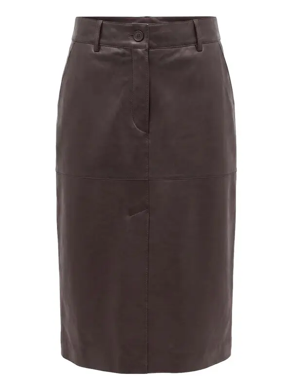 P.a.r.o.s.h Leather Skirt - Multicolor