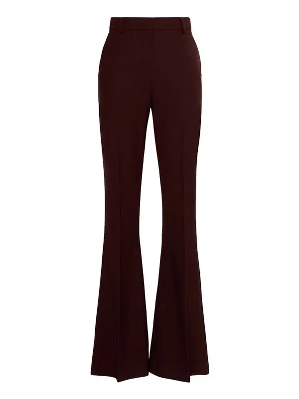 Sportmax Wool Flare Pants - Multicolor