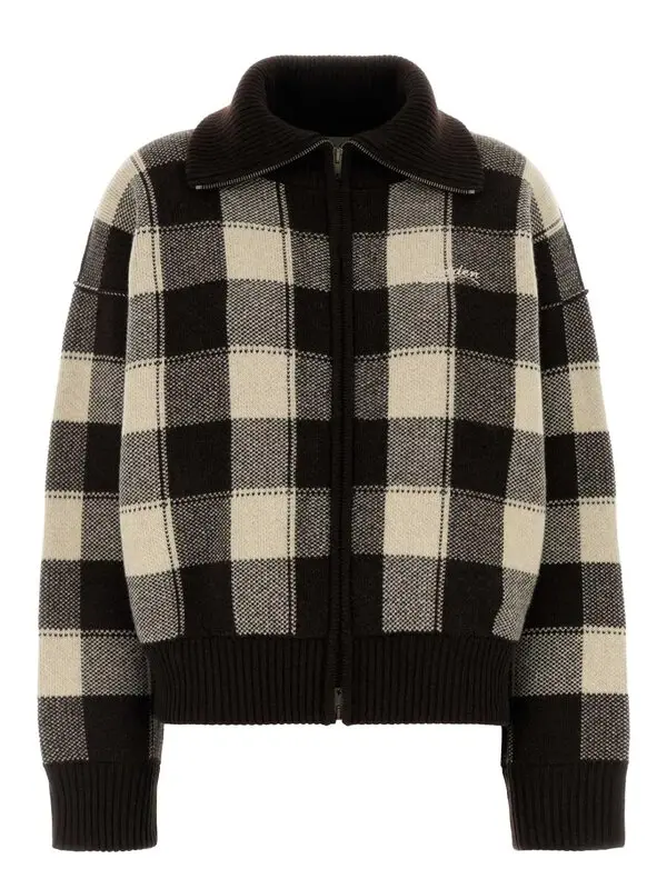 GOLDEN GOOSE Embroidered Wool Cardigan - Multicolor