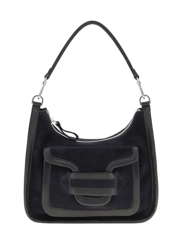Pierre Hardy Alpha Day Miss Leather Shoulder Bag - Black