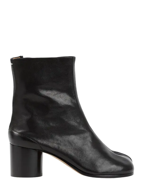 MAISON MARGIELA Leather Tabi Boots - Black