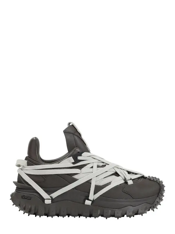 Moncler Trailgrip Megalace Sneakers - Gray
