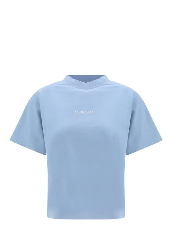 Balenciaga Back T-shirt - Blue