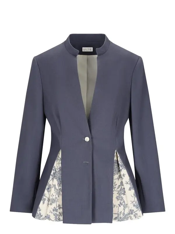 BALTÉR Floraison Nocturne Blazer - Blue