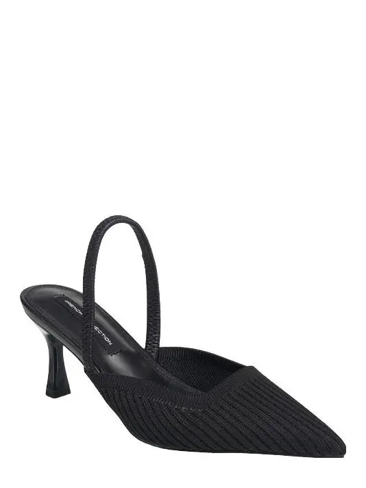 French Connection Bobo Slingback Kitten Heel - Black