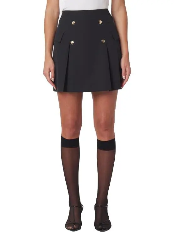 WILLIAMS ATHLETIC CLUB Sabrina Performance Miniskirt - Black