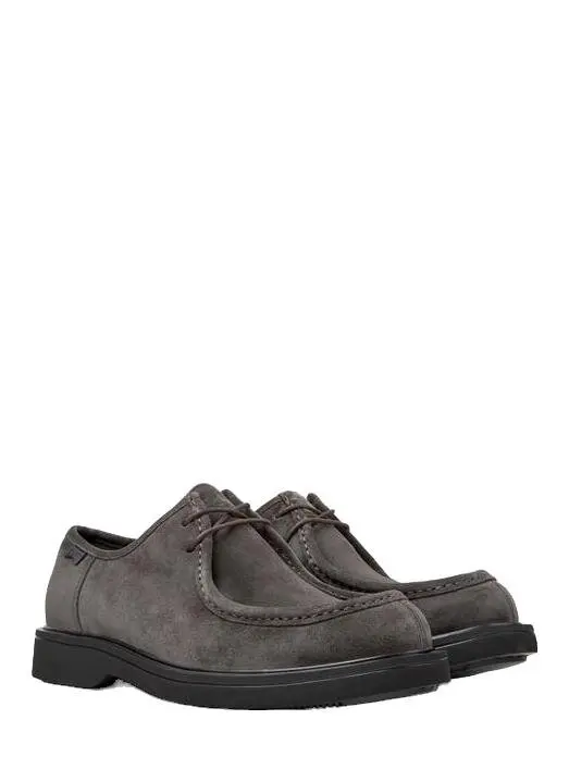 Camper Norman Chukka Suede Lace-up Shoes - Dark Gray