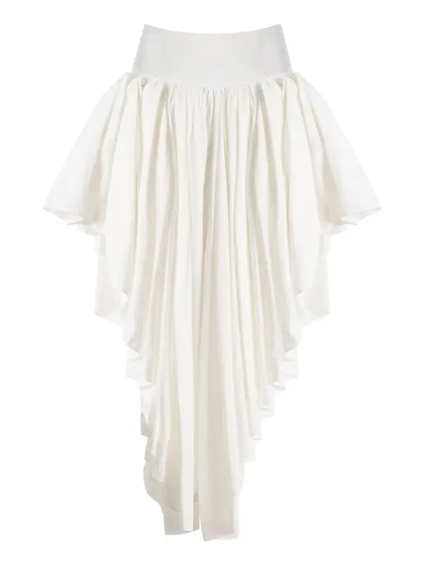 Alaïa Stirrup Nylon Maxi Petticoat - White