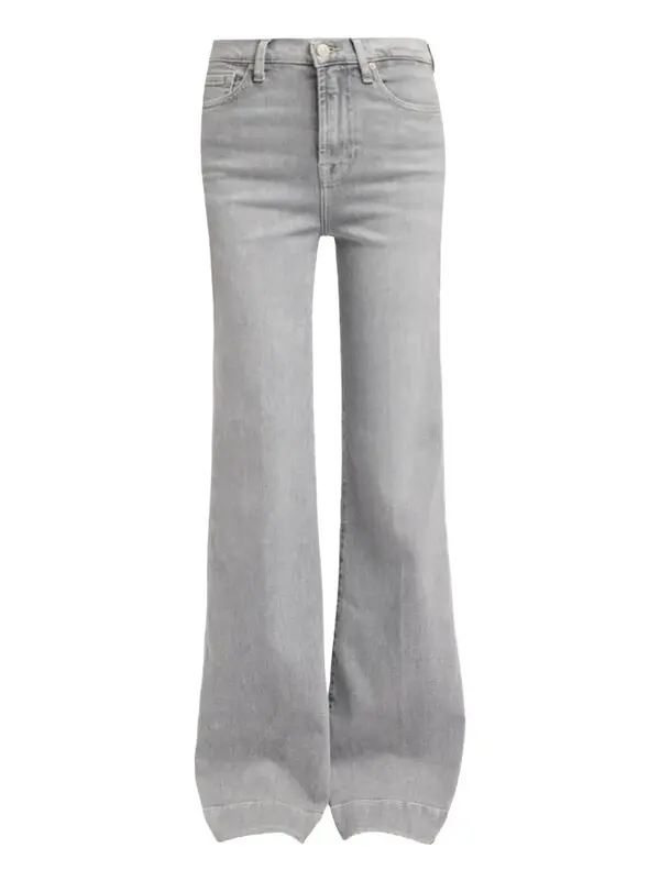 7 For All Mankind Flared-leg Jeans - Grey