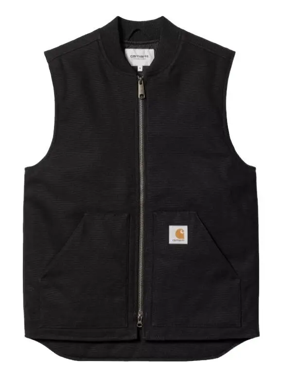 Carhartt Work In Progress Zip-front Pocket Vest - Black