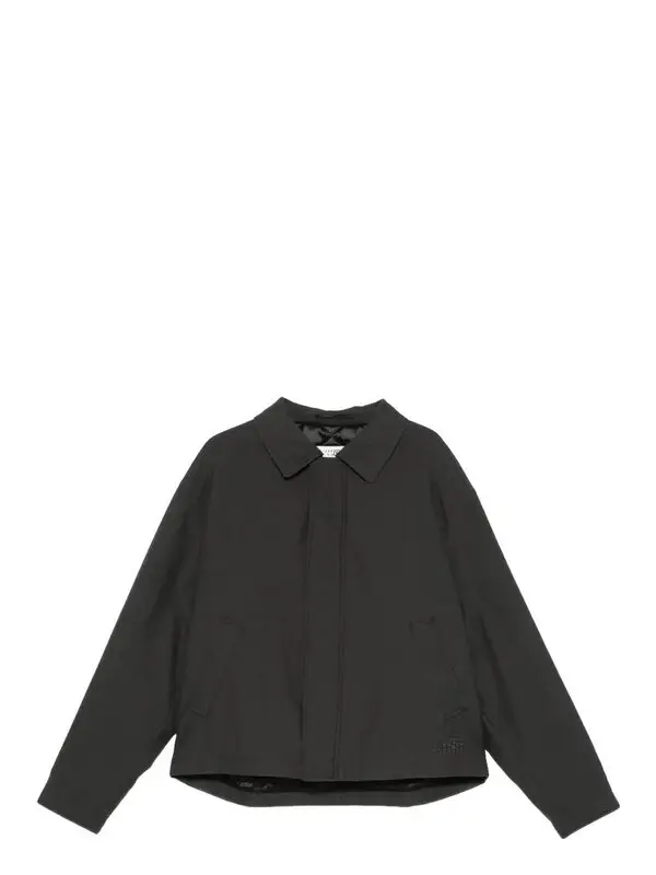 MAISON MARGIELA Faux Leather Sport Jacket - Anthracite