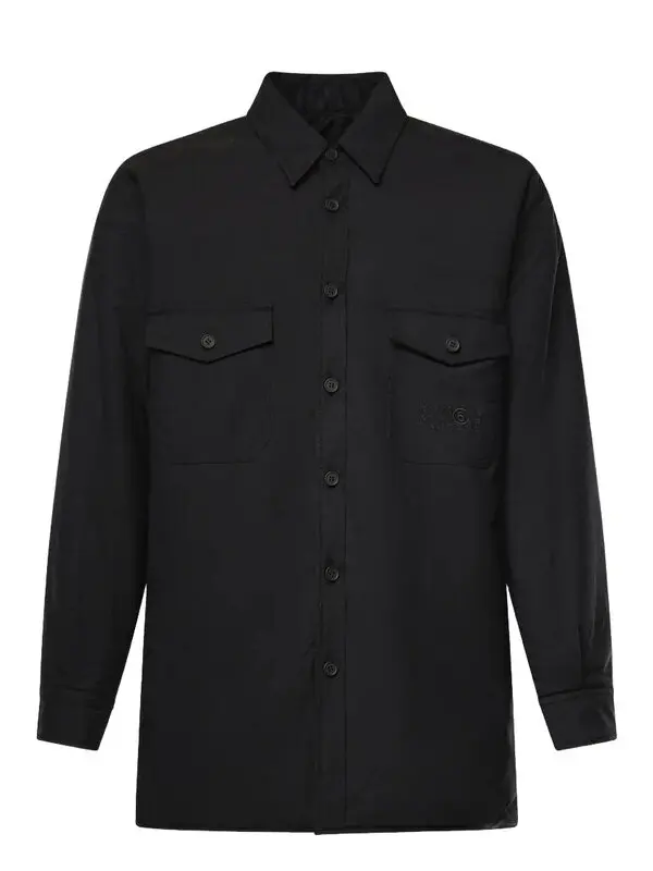 MAISON MARGIELA Long-sleeve Shirt - Anthracite