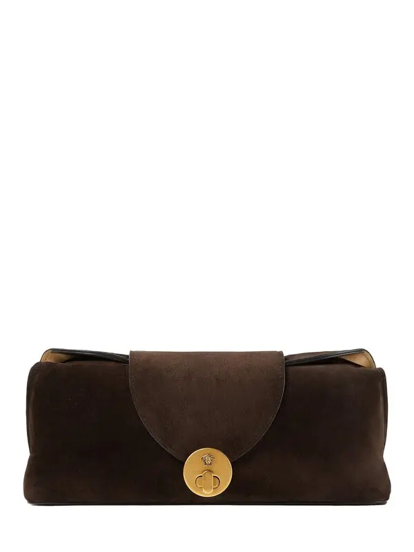 Versace Suede Clutch Pouch - Mokagold