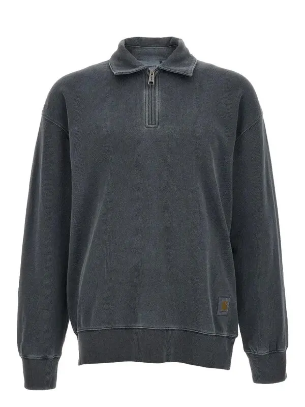 Carhartt Work In Progress Harper Half-zip Polo Shirt - Carbon