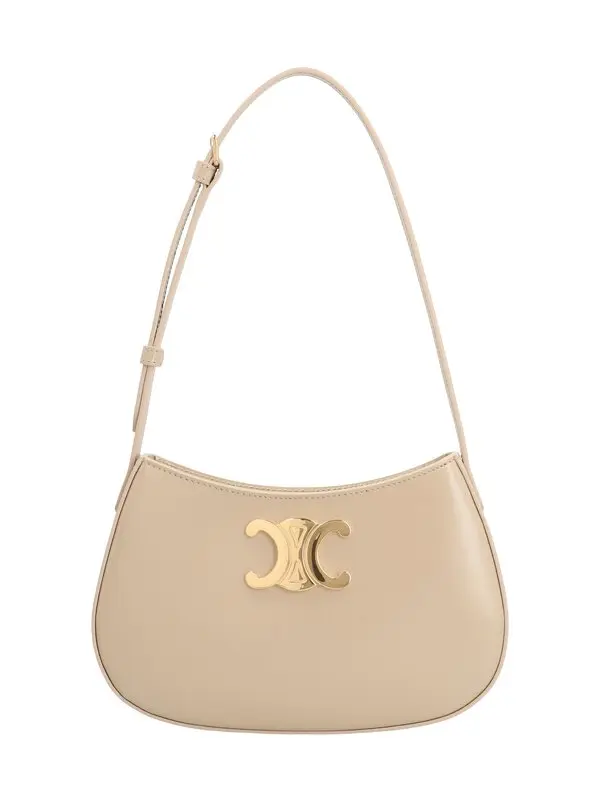 Celine Mini Tilly Calf Leather Crossbody Bag - Ivory
