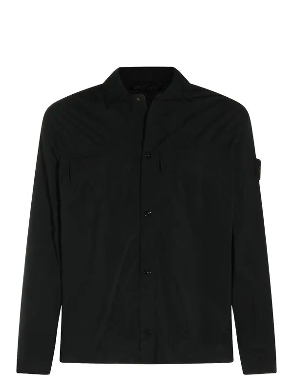 Stone Island Inspired S15 1200044 Button-up Shirt - Black