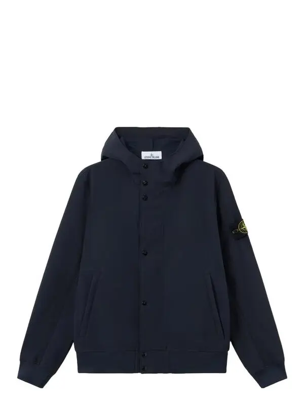 Stone Island Short Parka Jacket - Navyblue