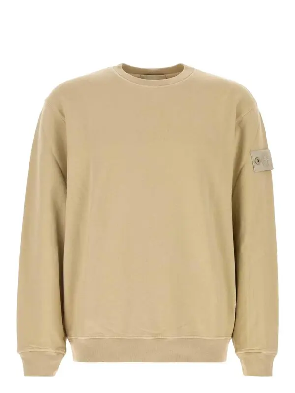 Stone Island Logo-patch Sweater - Beige