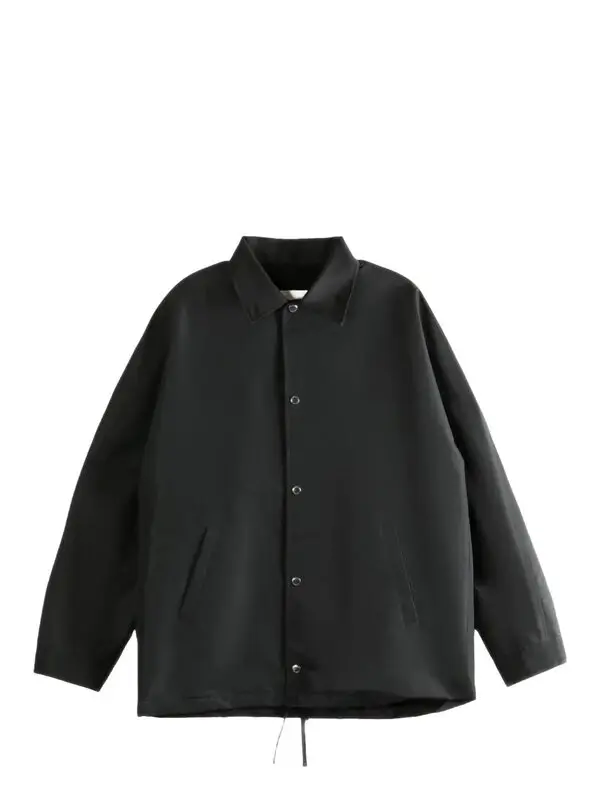 Givenchy Embroidered Paris Polyfaille Coach Jacket - Black