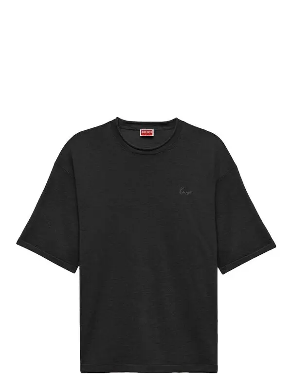 Kenzo Style Short-sleeve Polo T-shirt - Black